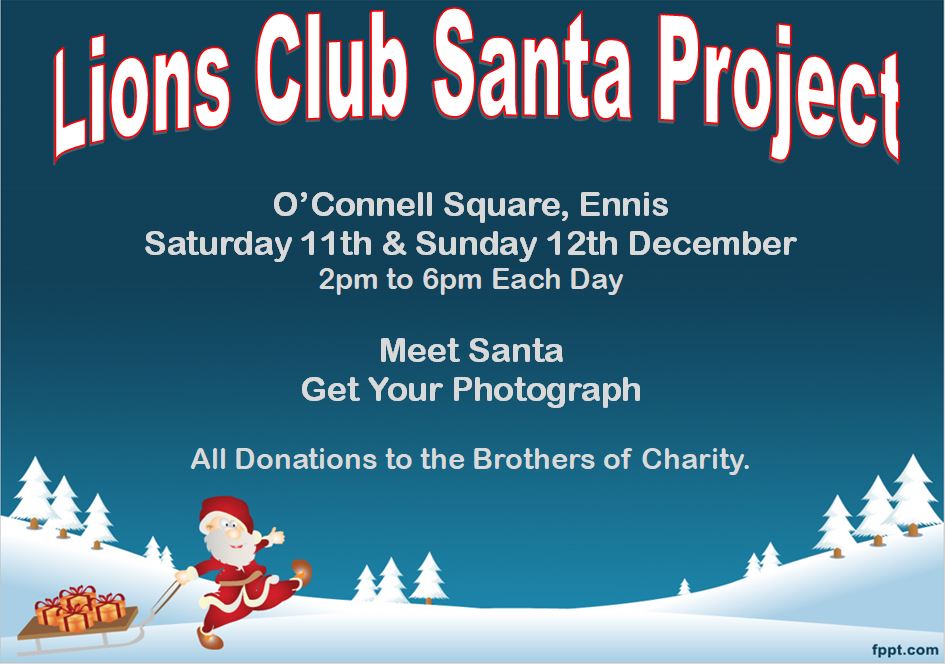 Santa Project Christmas 2021 - Ennis Lions Club